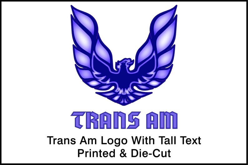 Trans Am Logo With Text Decal | Etsy