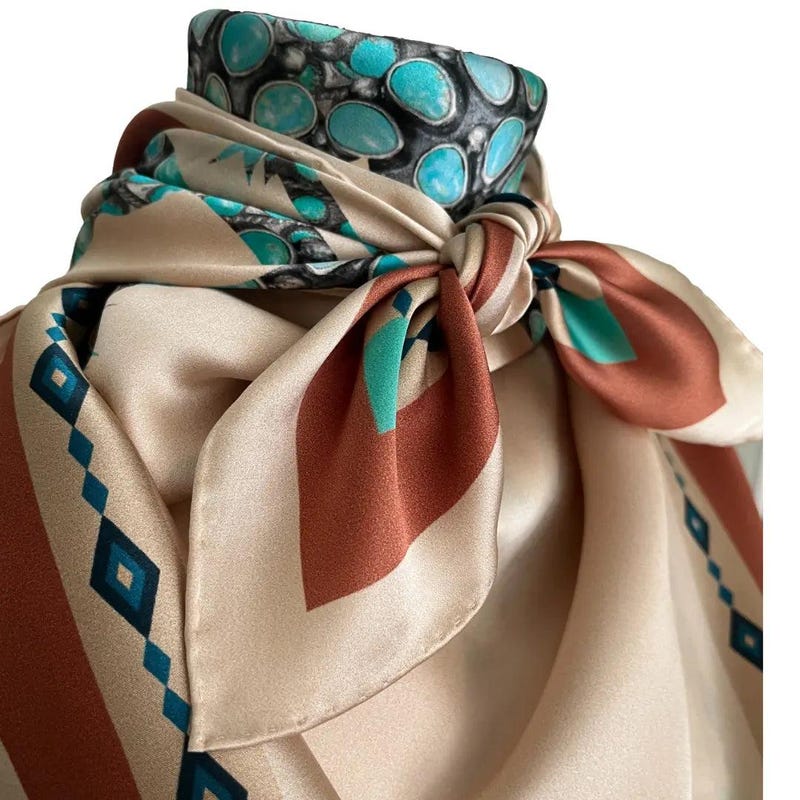 Turquoise Scarves - Etsy