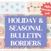 Holiday/seasonal Bulletin Borders | Classroom Decor | Classroom Borders ...