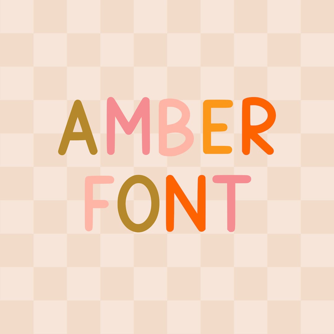 Amber Font | Bold Font | Classroom Font | Sans Serif Font | Hand ...