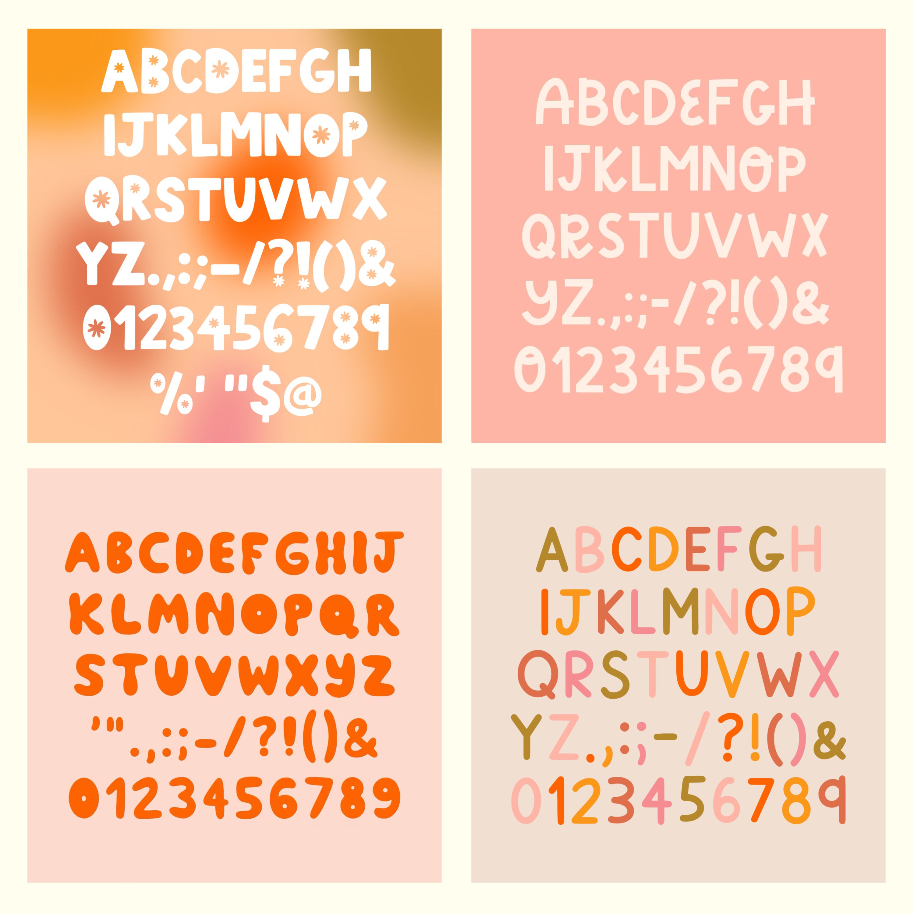 Font Bundle | Bold Font | Retro Font | Sans Serif Font | Hand Lettered ...