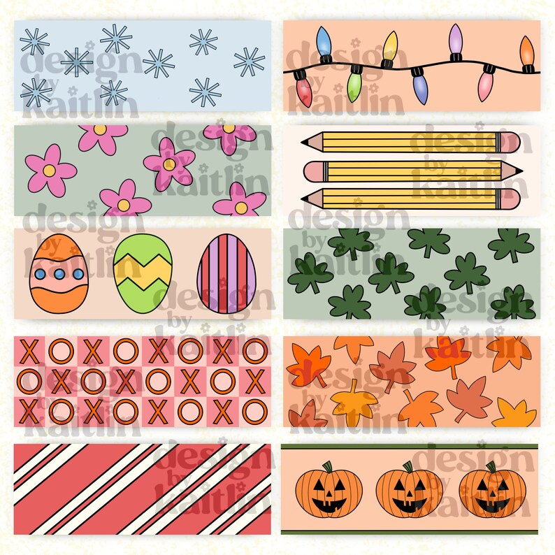 Holiday/seasonal Bulletin Borders | Classroom Decor | Classroom Borders ...