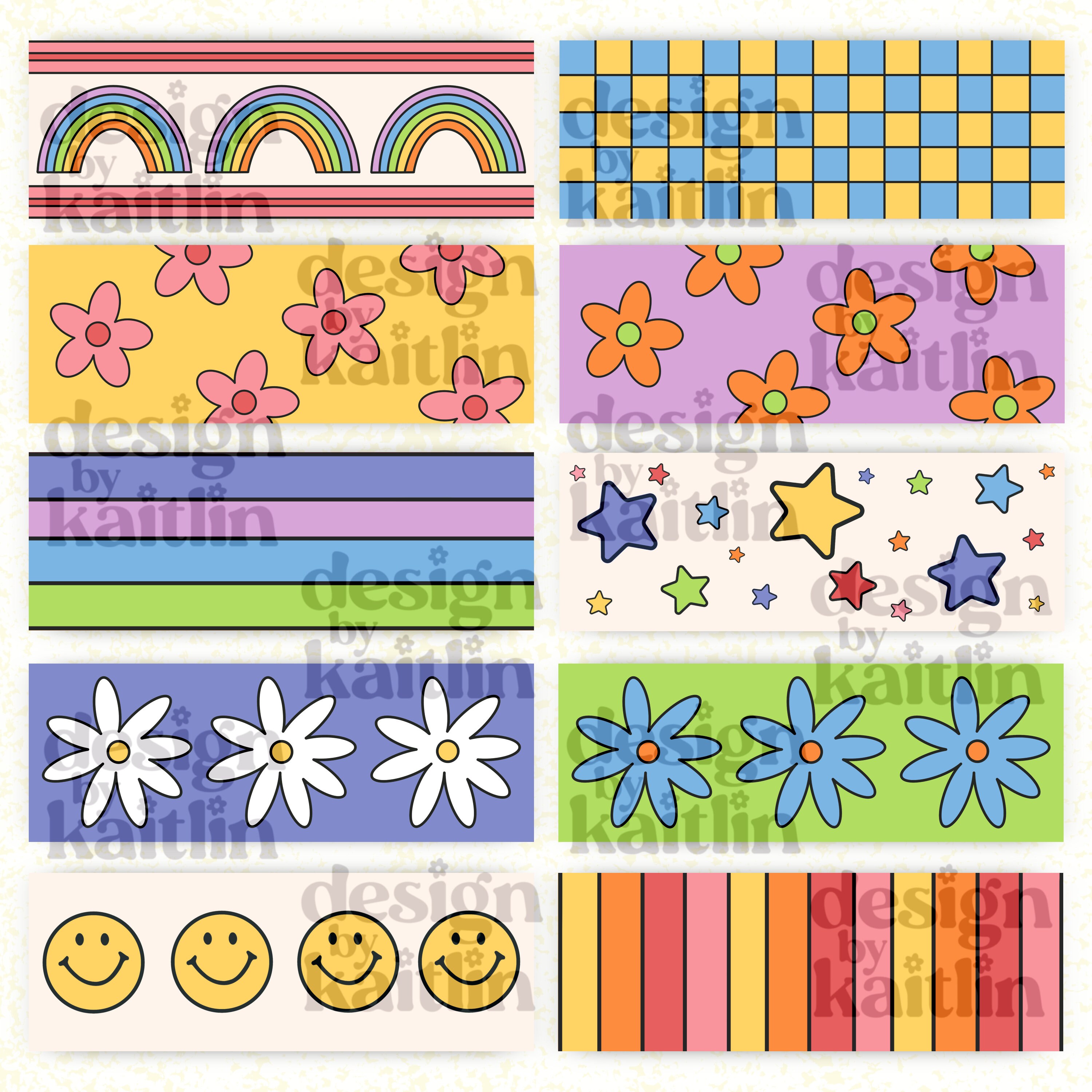 Rainbow Bulletin Borders | Printable Classroom Borders | Elementary ...