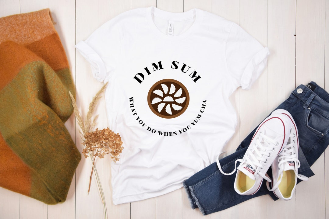Dim Sum Funny Asian Dumpling Food Gift | Short-sleeve Unisex T-shirt - Etsy
