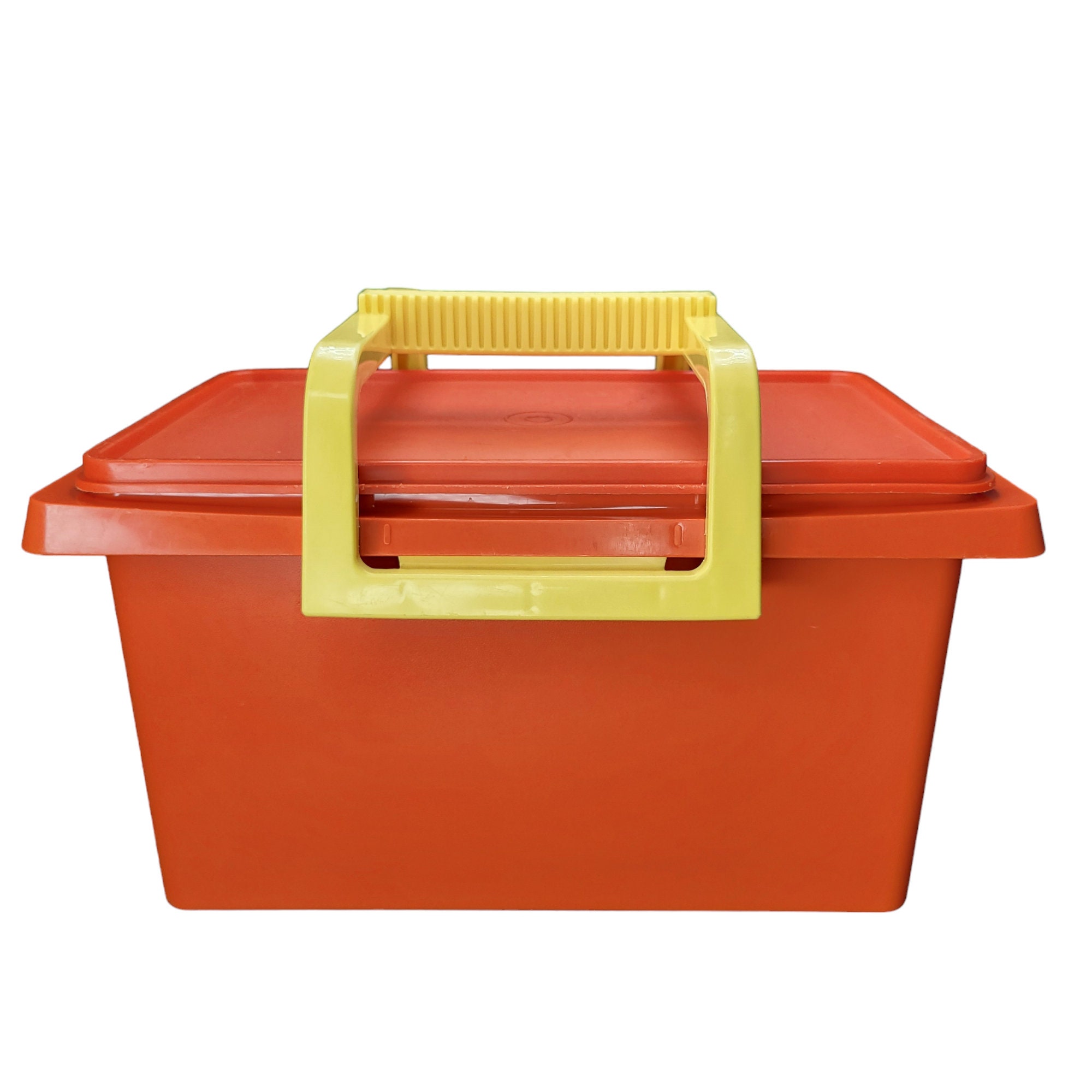 Tupperware Carry All Storage Container Craft Tote 28 Cup 1431 Lid ...