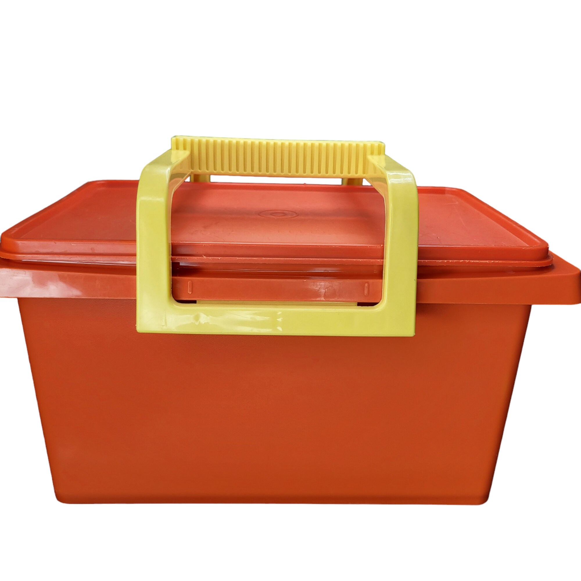 Tupperware Carry All Storage Container Craft Tote 28 Cup 1431 Lid ...