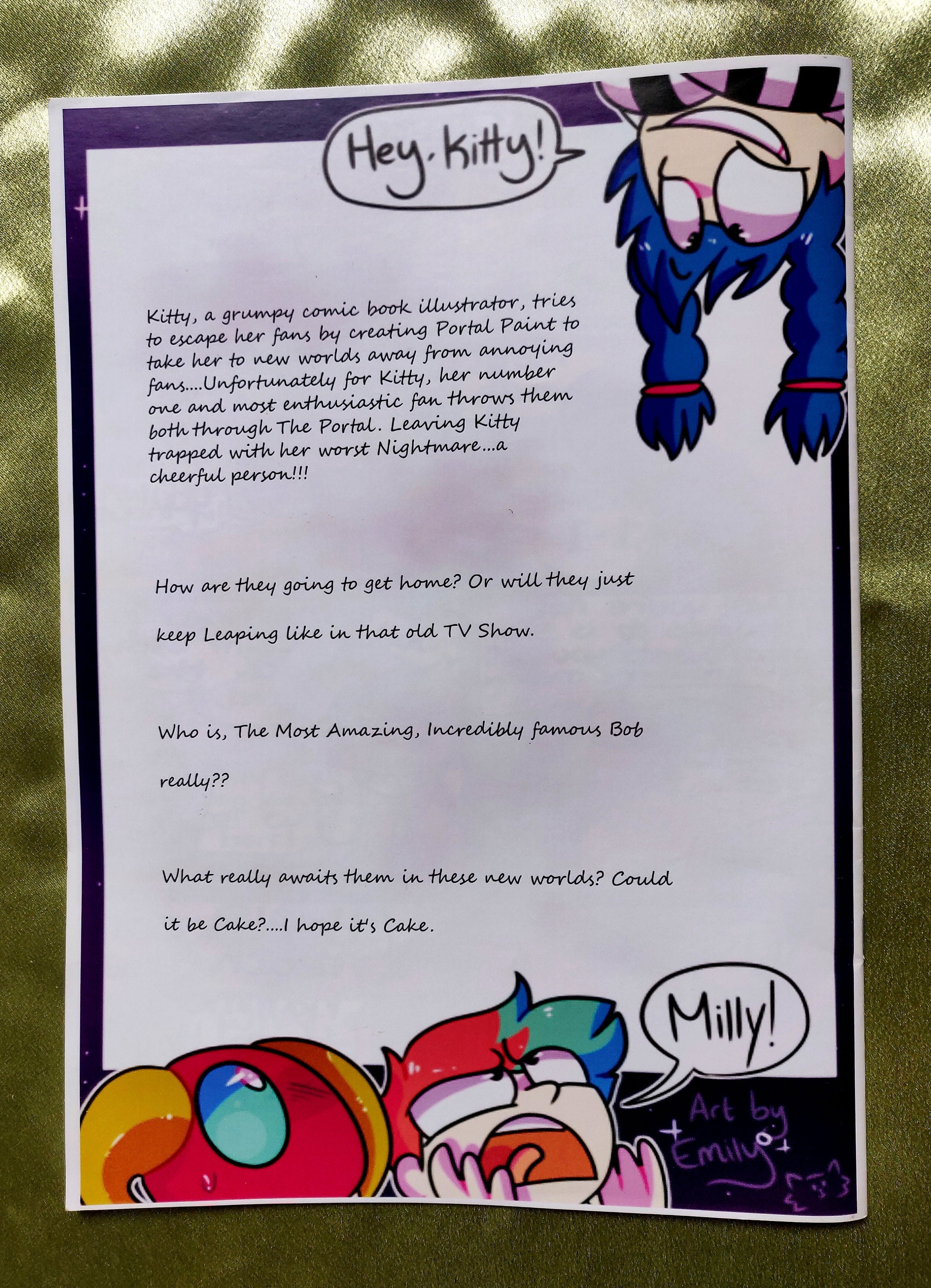 Kitty and Milly Comic Adventure Comic Full Colour - Etsy