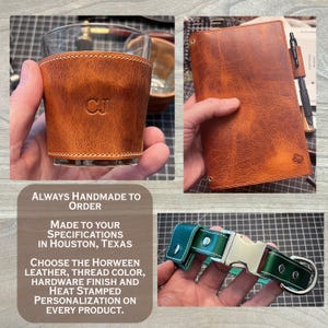 Handmade Leather Handle Cover With Snaps for Luggage. Made to Order ...