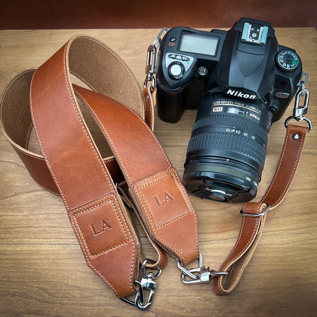 Handmade Leather Camera Strap. Personalized, Custom Sized in Premium ...
