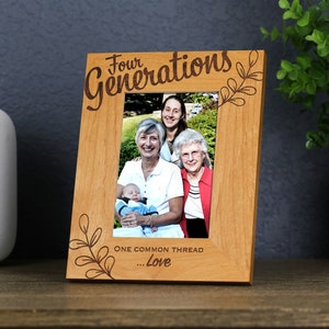 Generations Family Picture Frame Gift for Grandma, Keepsake Photo Frame ...
