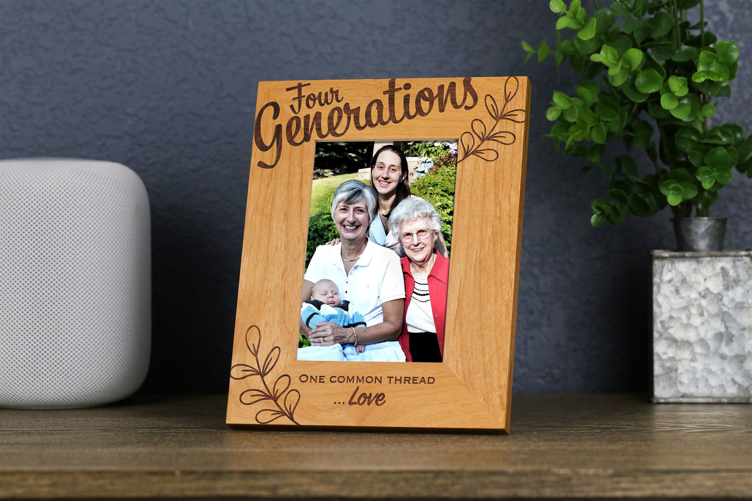 Generations Family Picture Frame Gift for Grandma, Keepsake Photo Frame ...