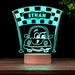 Race Car Decor Lamp, Personalized LED Night Light, Nursery Baby Kids ...