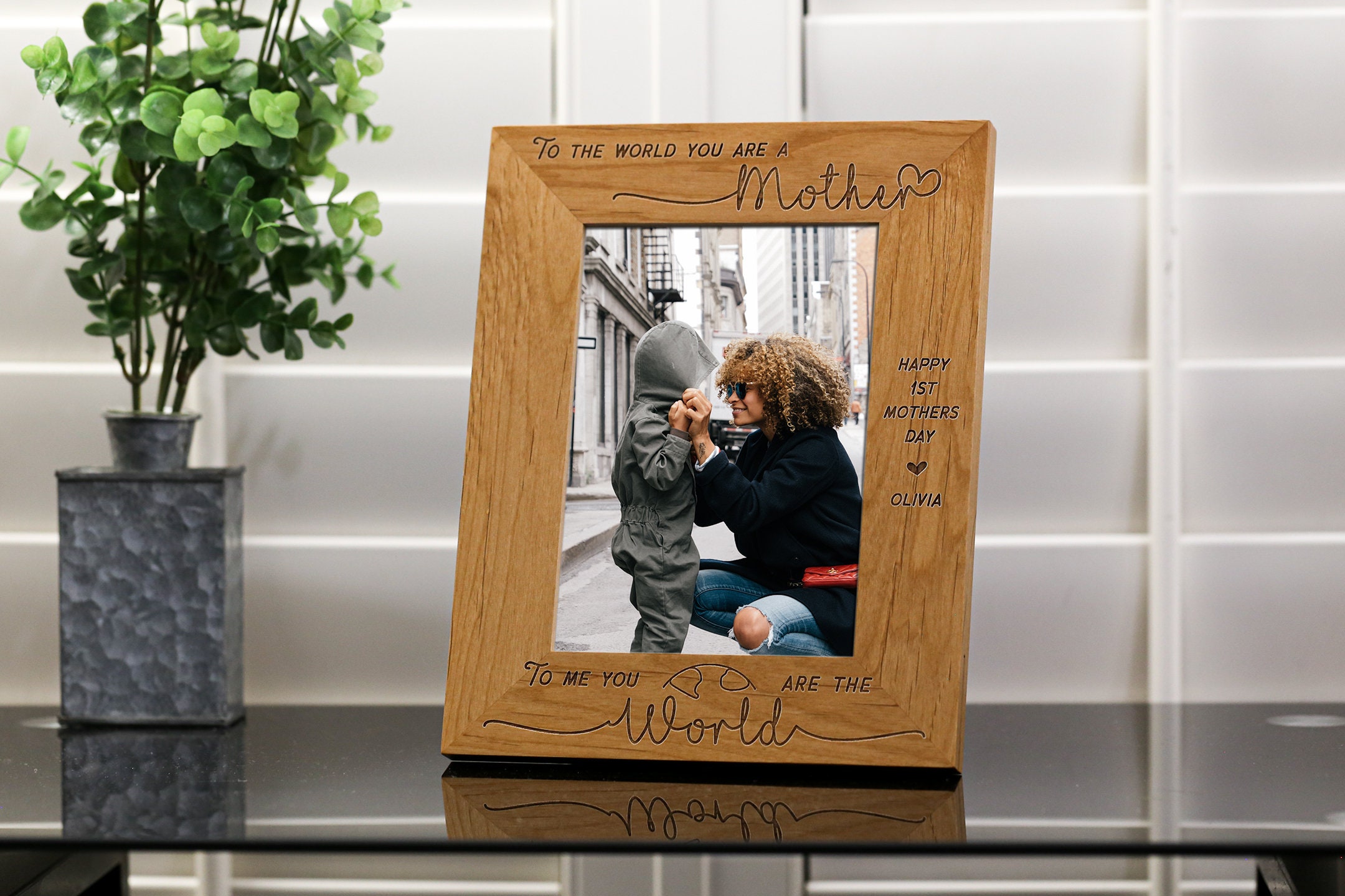 Mom Appreciation Picture Frame Personalized, Gift for Mom or Wife ...