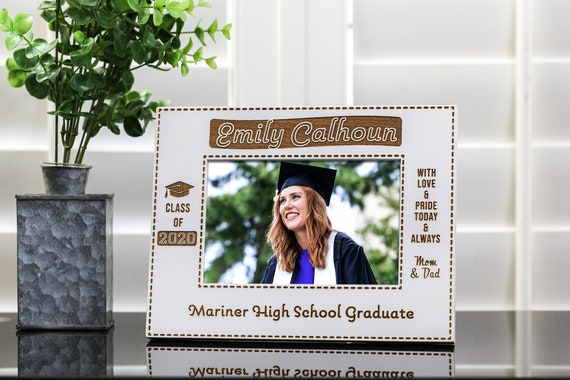 Graduation Picture Frame Personalized Graduate Gift Class of | Etsy