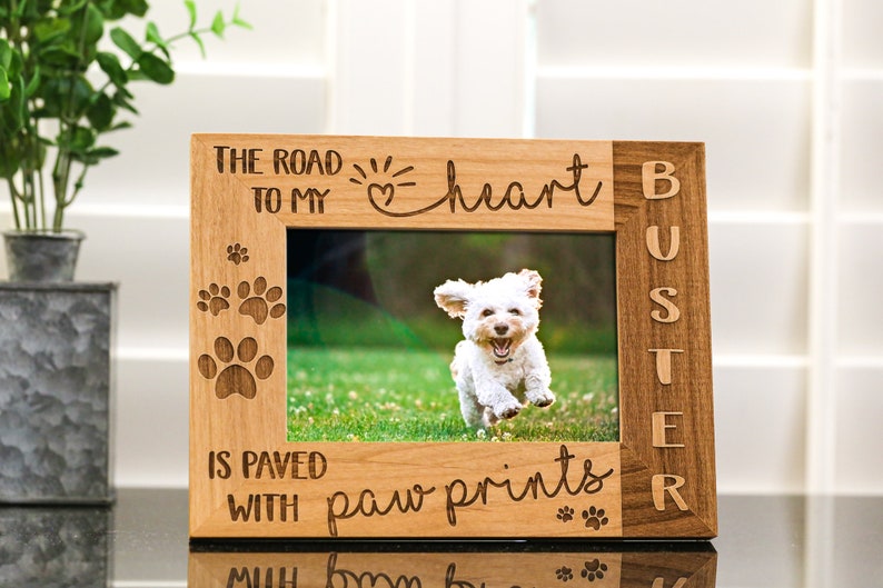 Dog or Cat Personalized Picture Frame Pet Lover Gift - Etsy