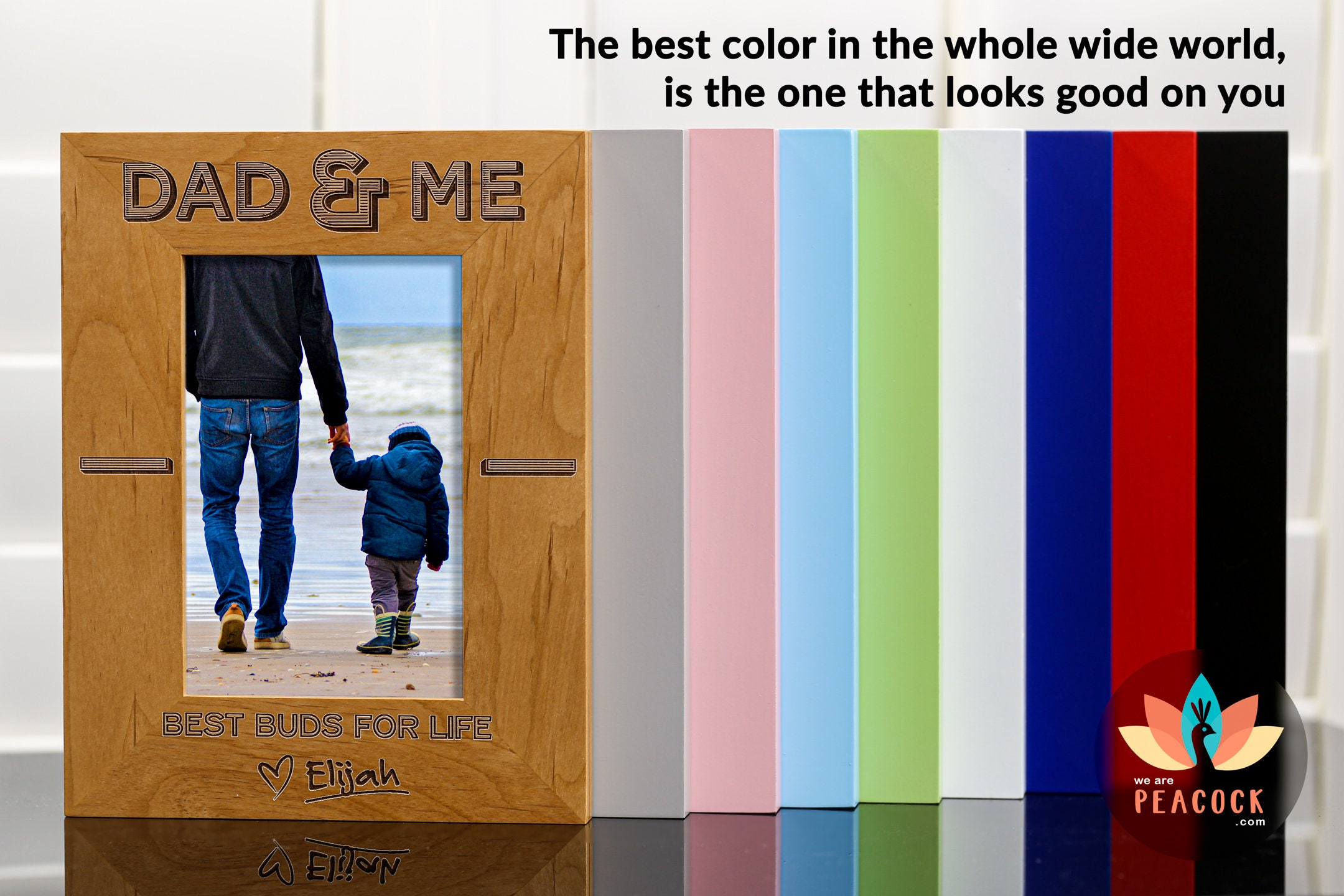 Dad & Me Appreciation Picture Frame Personalized, Fathers Day, New ...