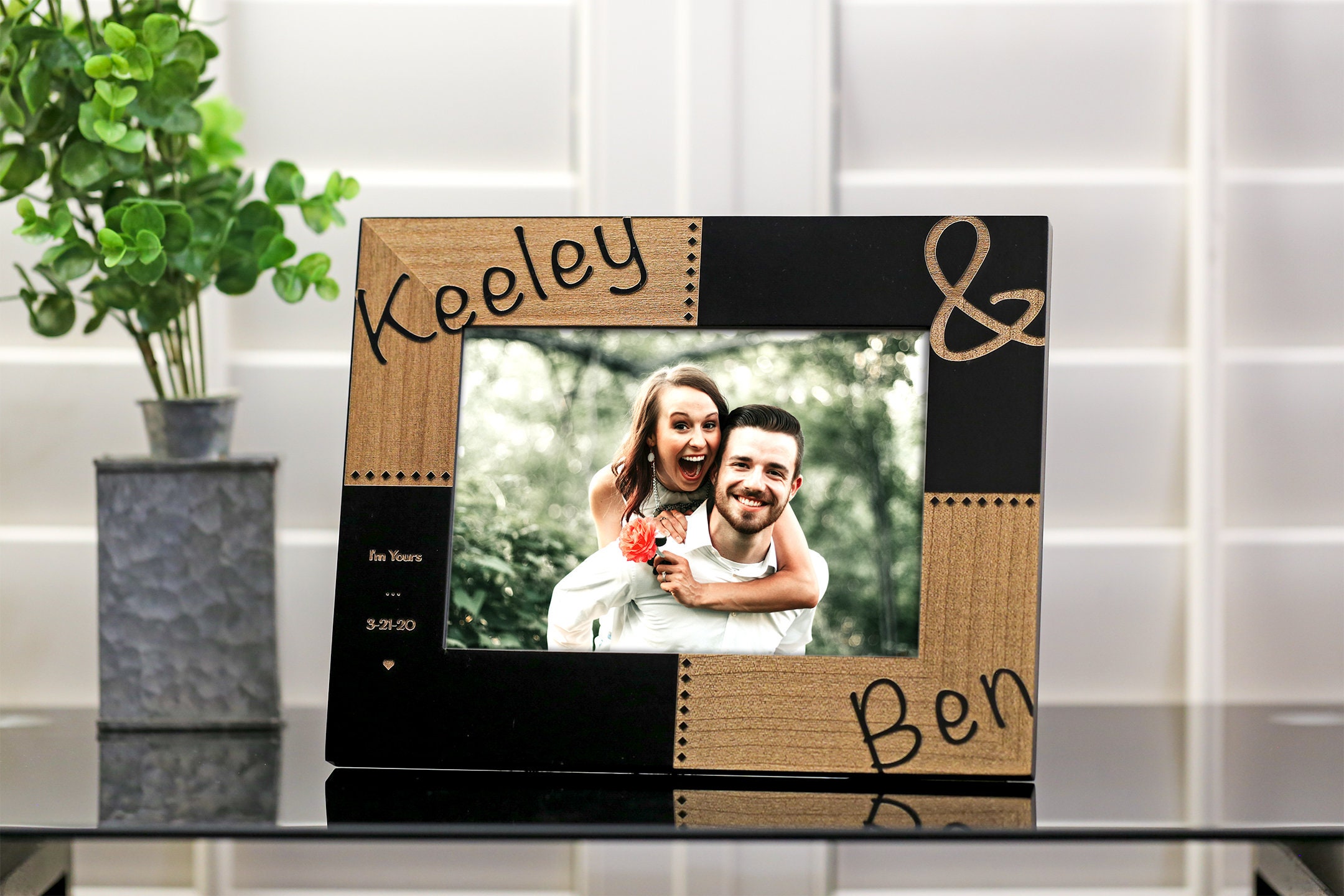 Personalized Wedding Picture Frame Anniversary Couples | Etsy