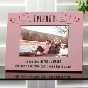 Friends Long Distance Picture Frame, Siblings or Sister Picture Frame ...