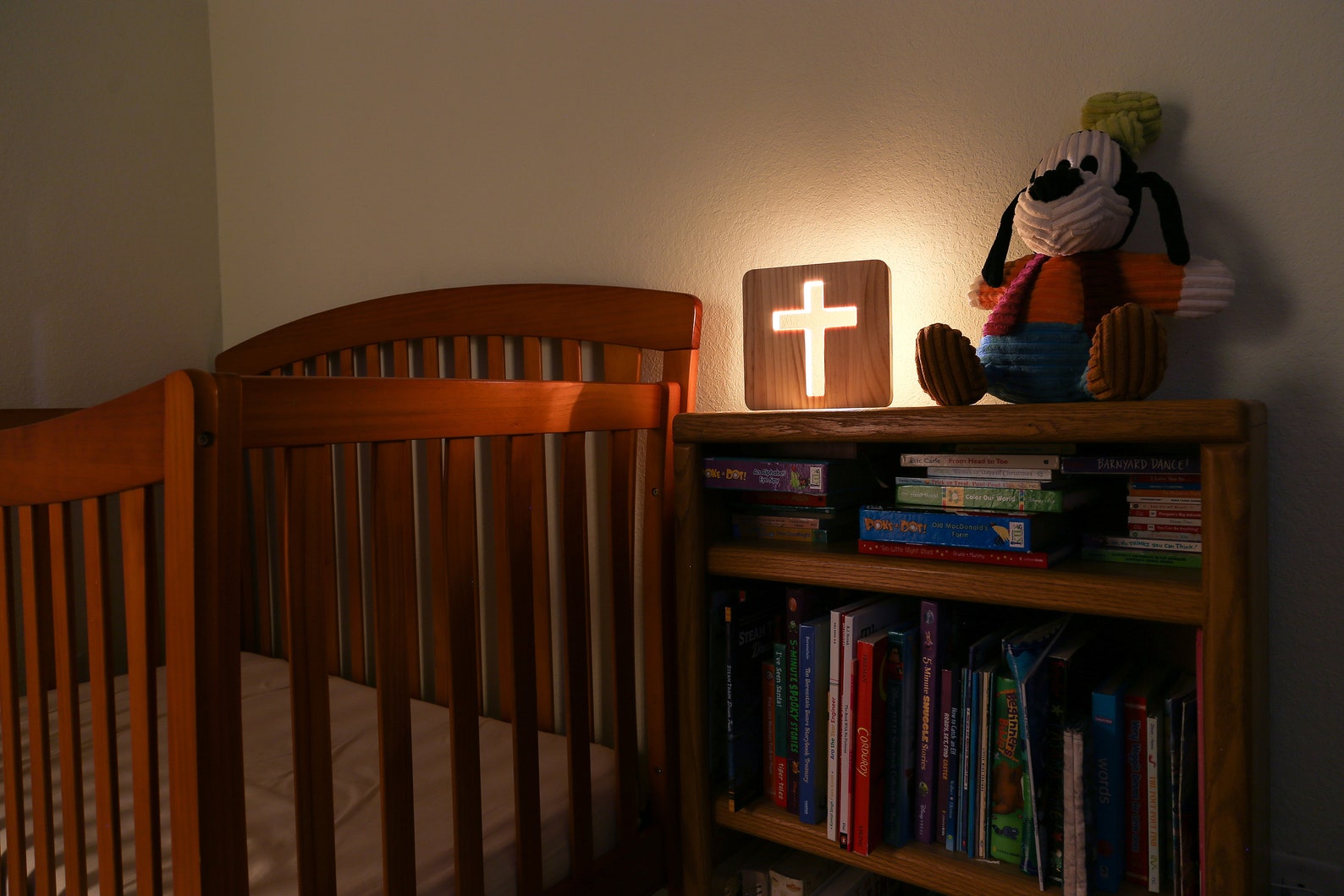 Prayer Angel Night Light, Baby Nursery Shelf Decor, Baptism or ...