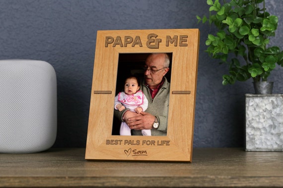 Papa & Me Appreciation Picture Frame Personalized Fathers Day - Etsy