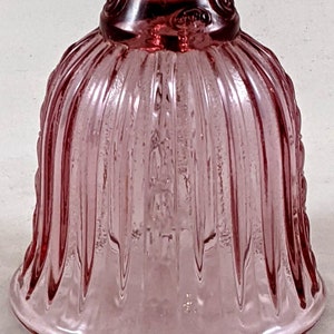 Vintage 1970's Fenton Cranberry Iridescent Pink Glass Bell - Etsy