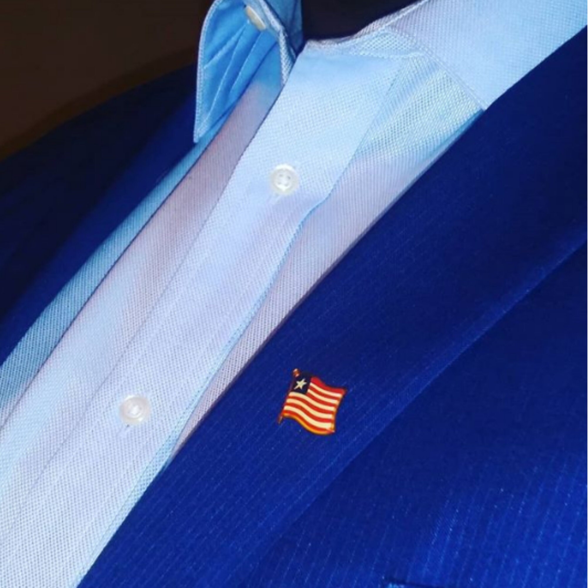 Liberian Flag Lapel Pin - Etsy