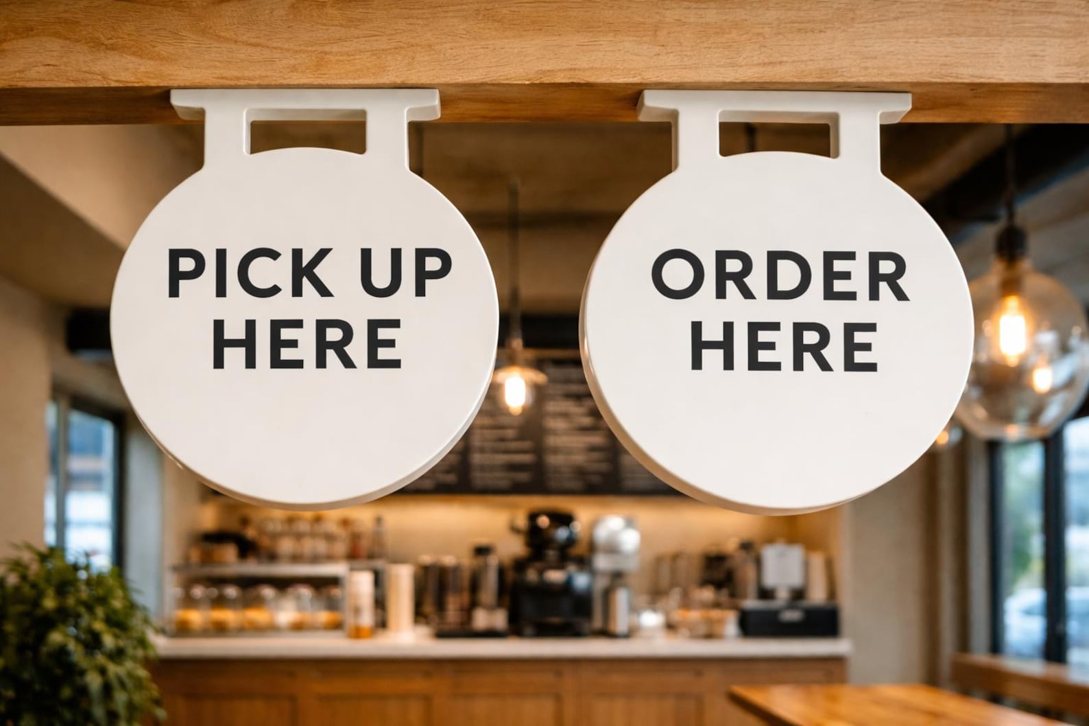 Customizable Double-sided Storefront Sign – Restaurant, Cafe, Boutique ...