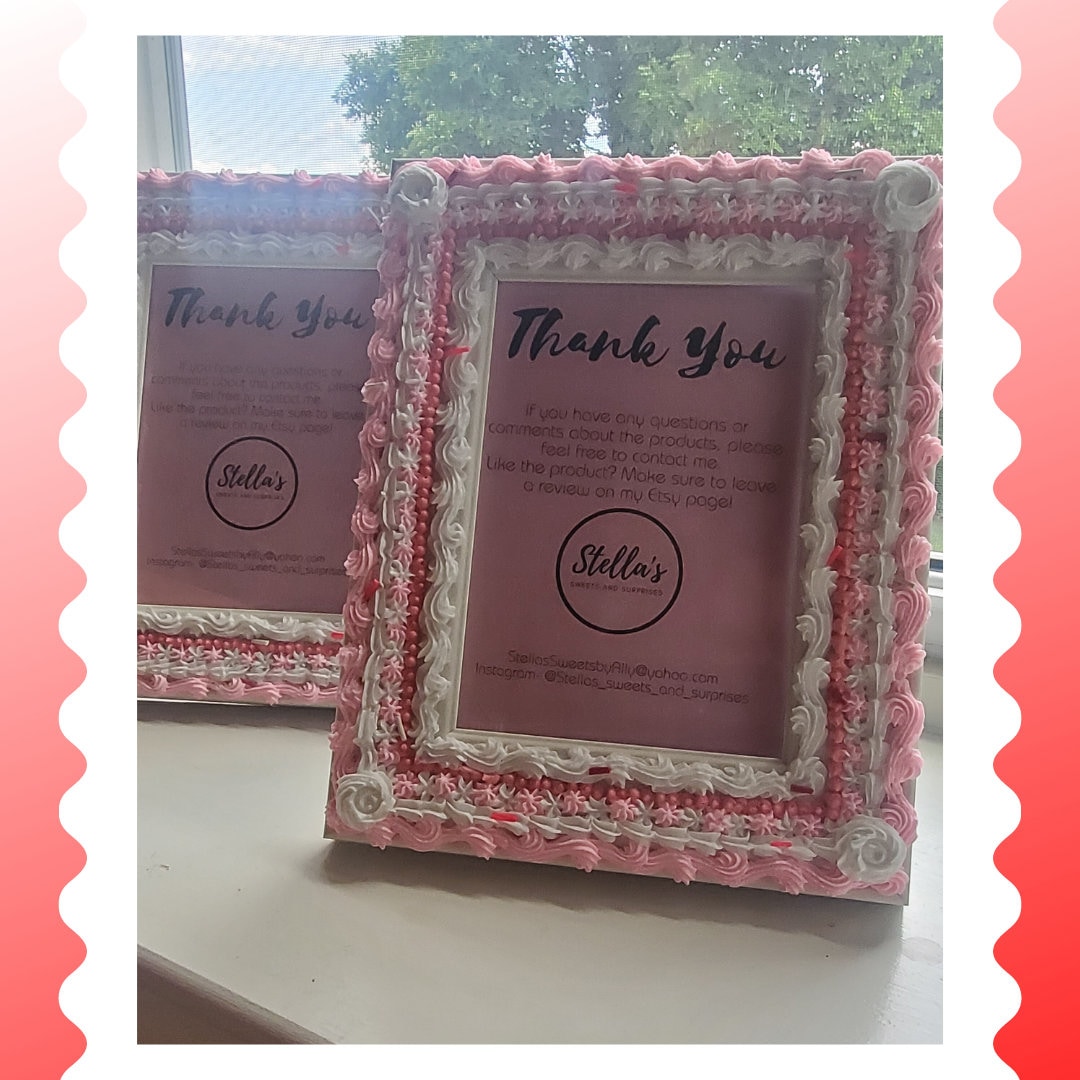 Cake Frame/picture Frame/fake Cake - Etsy