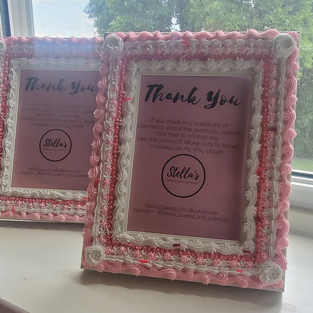 Cake Frame/picture Frame/fake Cake - Etsy