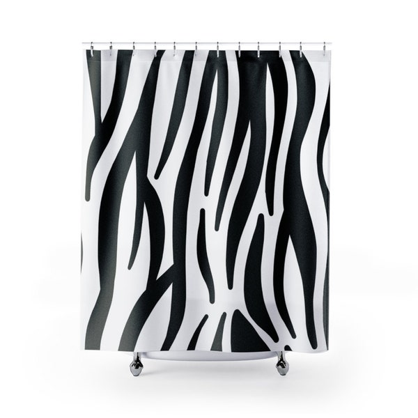 Zebra Print Shower Etsy