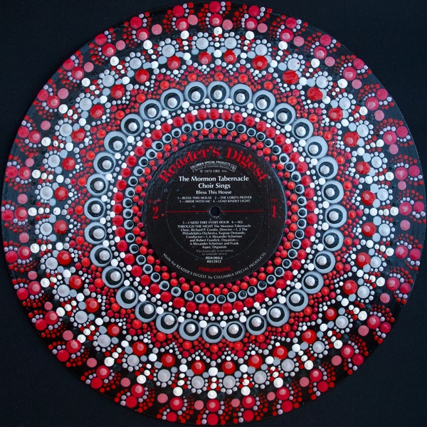 Painted Record - Etsy