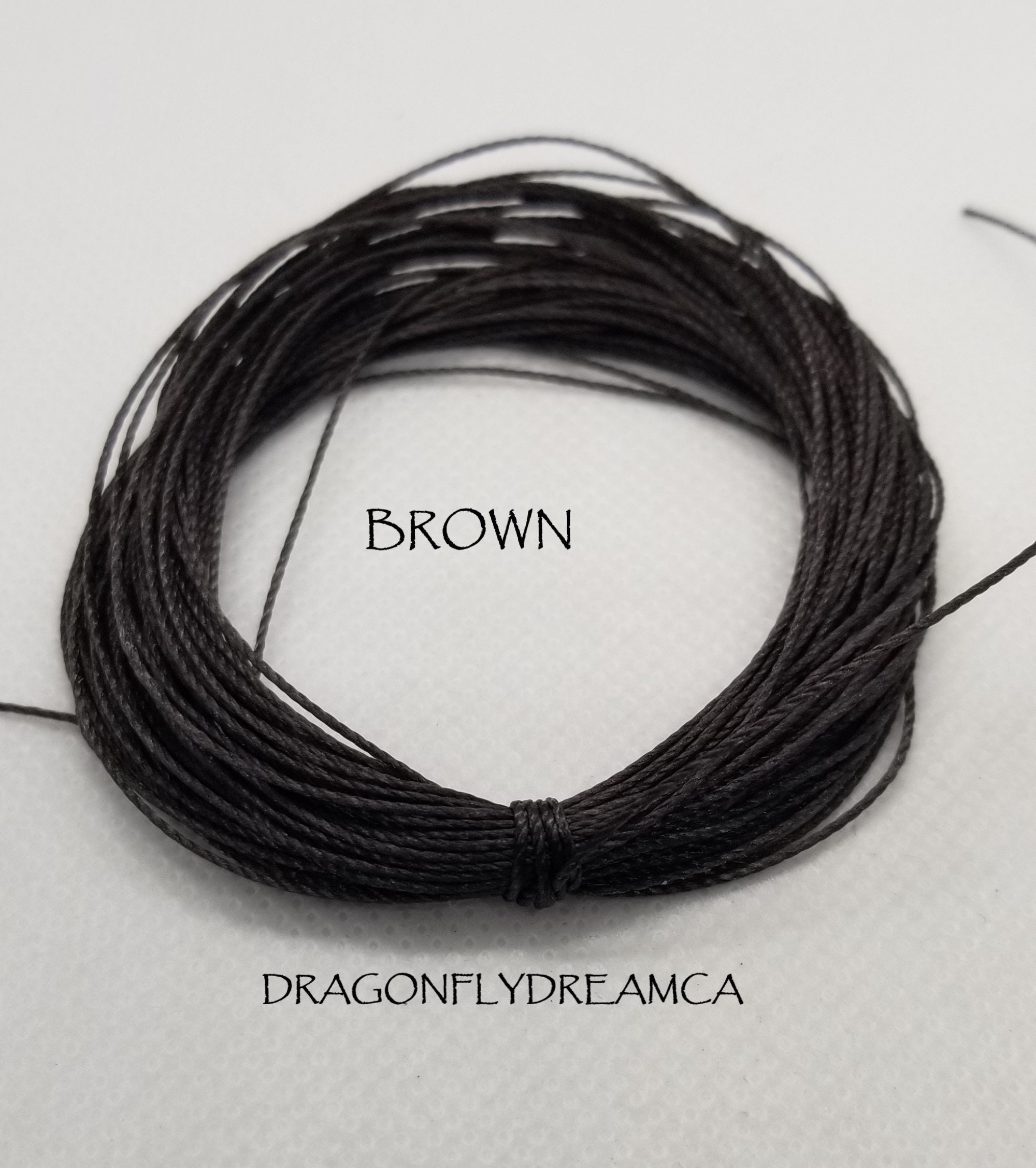 10 Meters Nylon Cord 4 Colours 0.5mm Single Strand Strong - Etsy