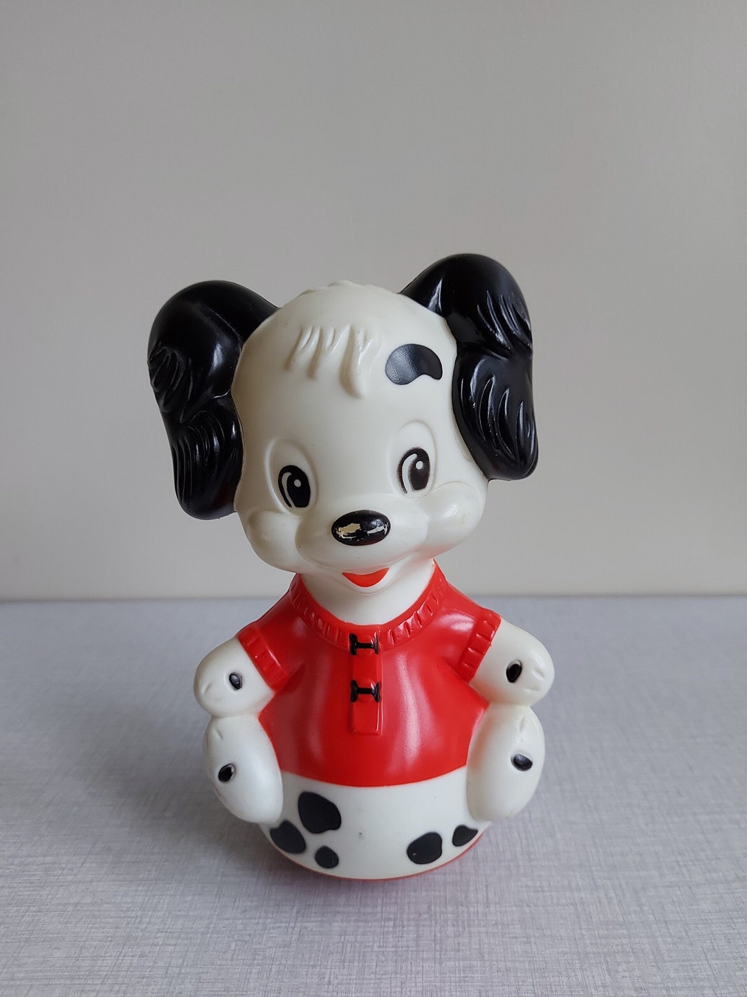 Vintage Roly Poly Tumbling Dog Dalmatian Lardy Educo Lavancia Dortan ...