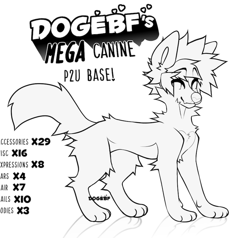 Female Anime Base - Etsy