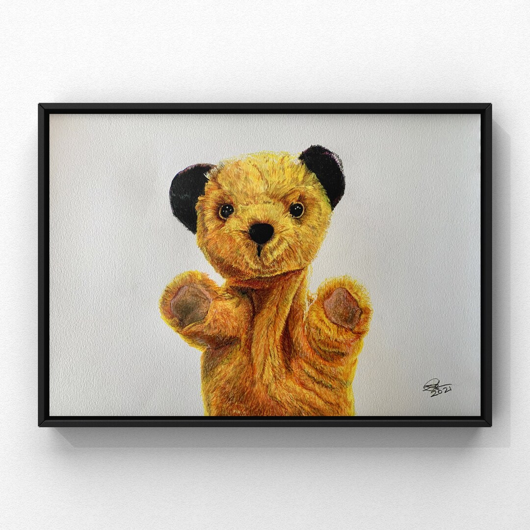 Sooty the Sooty Show Hand Drawn Art Artwork Drawing - Etsy UK