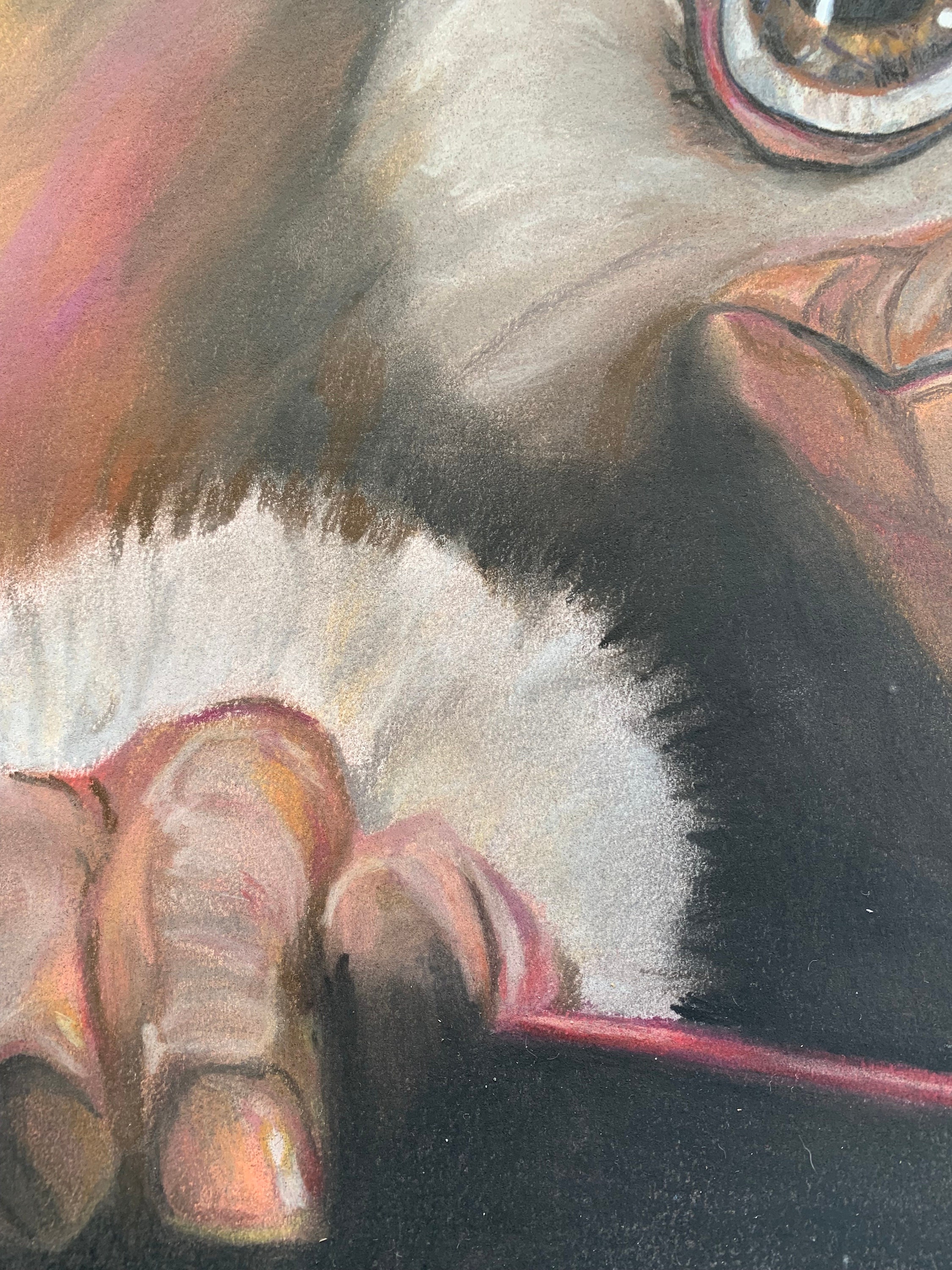 Hand Drawn Art the Gremlins Gizmo Pastel on Paper A2. Original, Not a ...