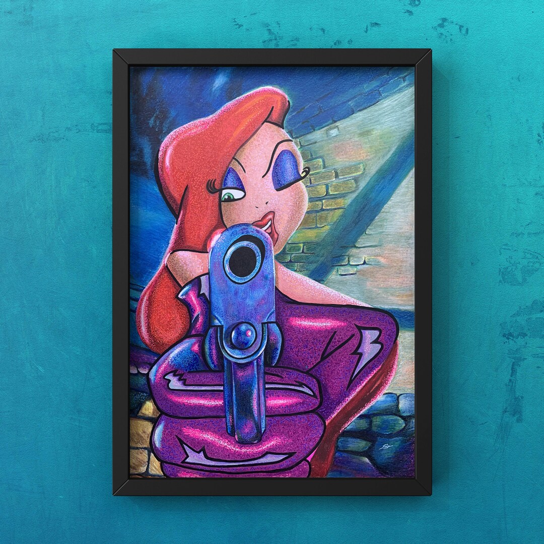 Jessica Rabbit Hand-drawn A3 Art – Who Framed Roger Rabbit - Etsy