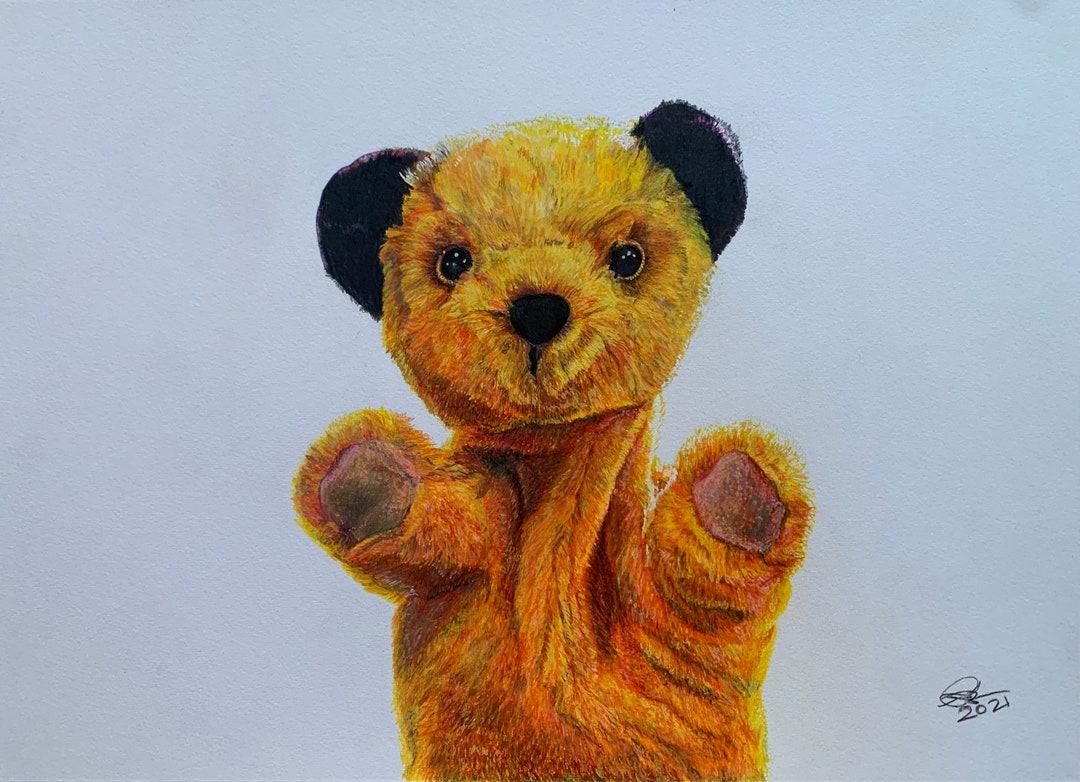 Sooty the Sooty Show Hand Drawn Art Artwork Drawing - Etsy