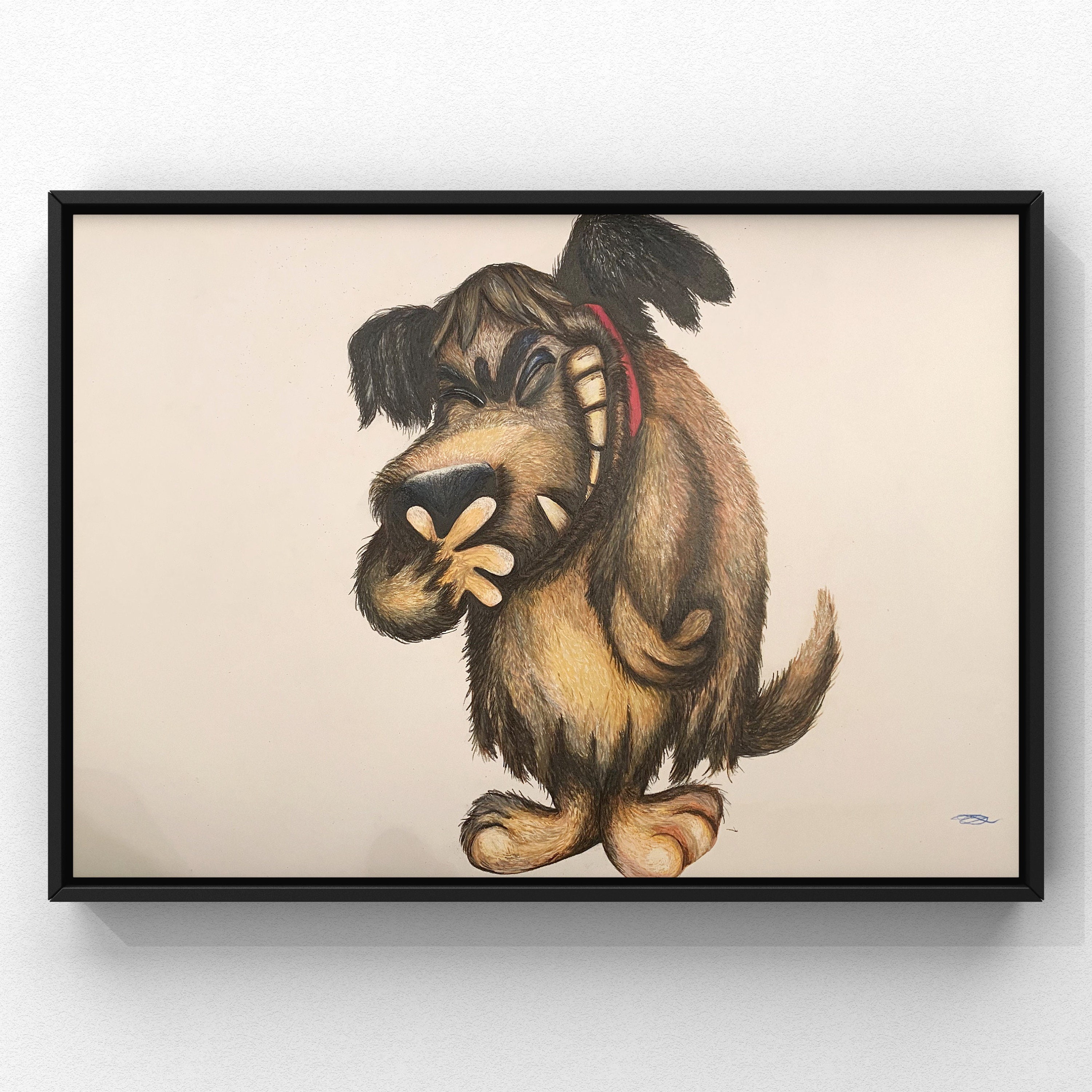 Muttley Wacky Races Hanna Barbera Hand Drawn Art Artwork - Etsy