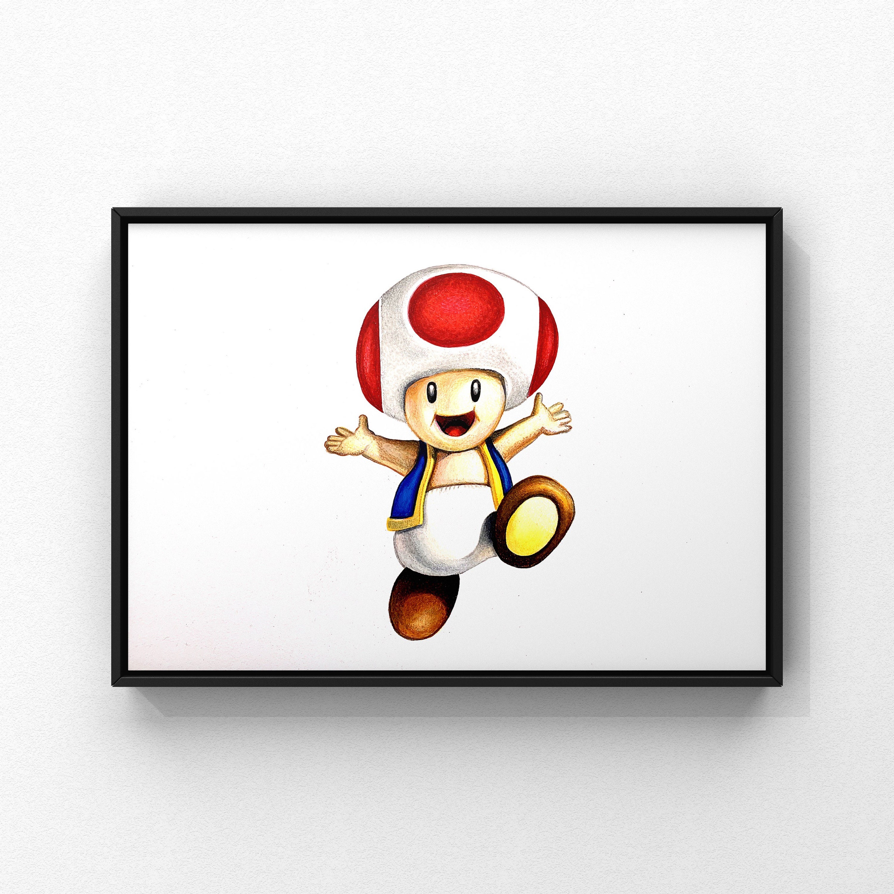 Mario Toad Drawing