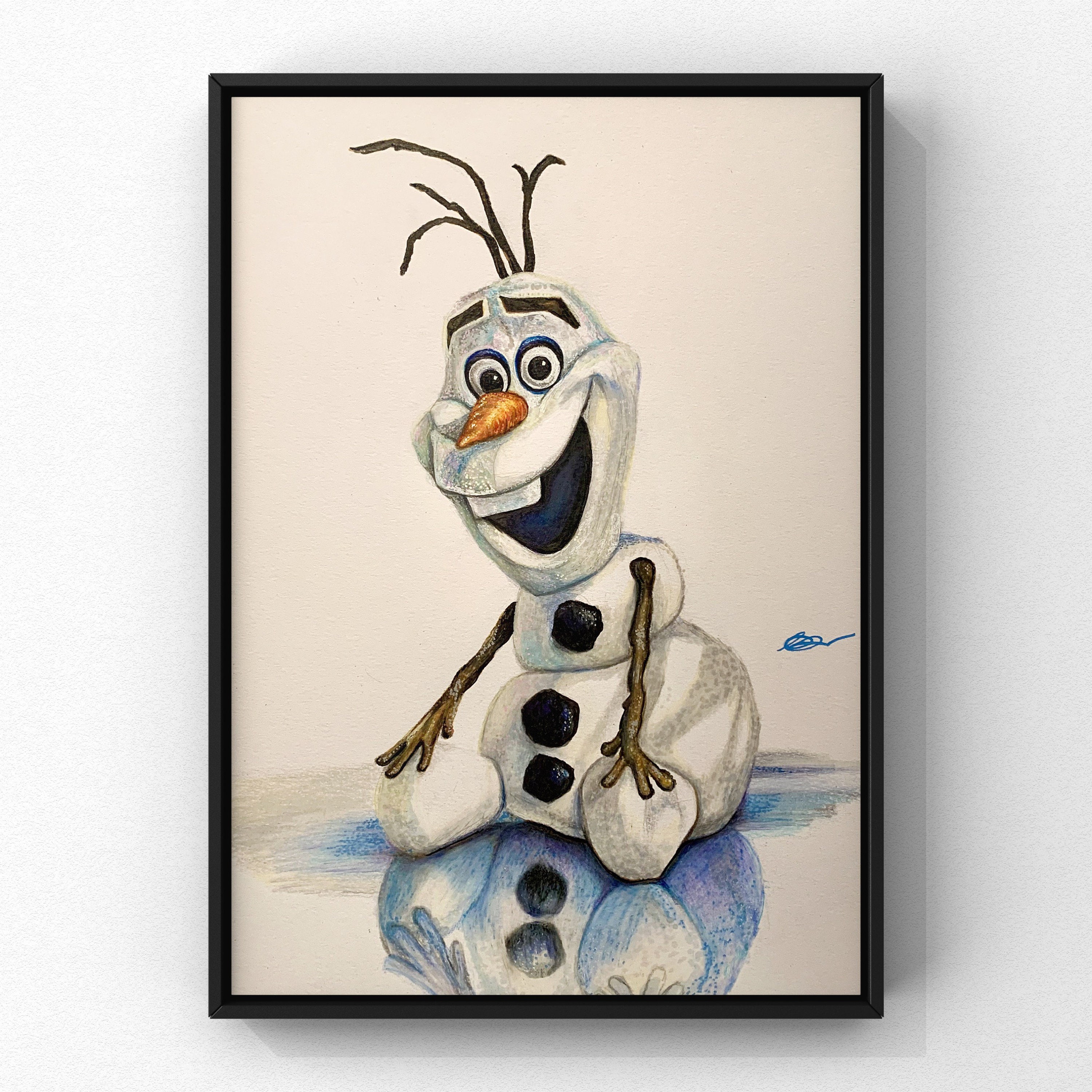 Frozen Olaf Drawing Pencil