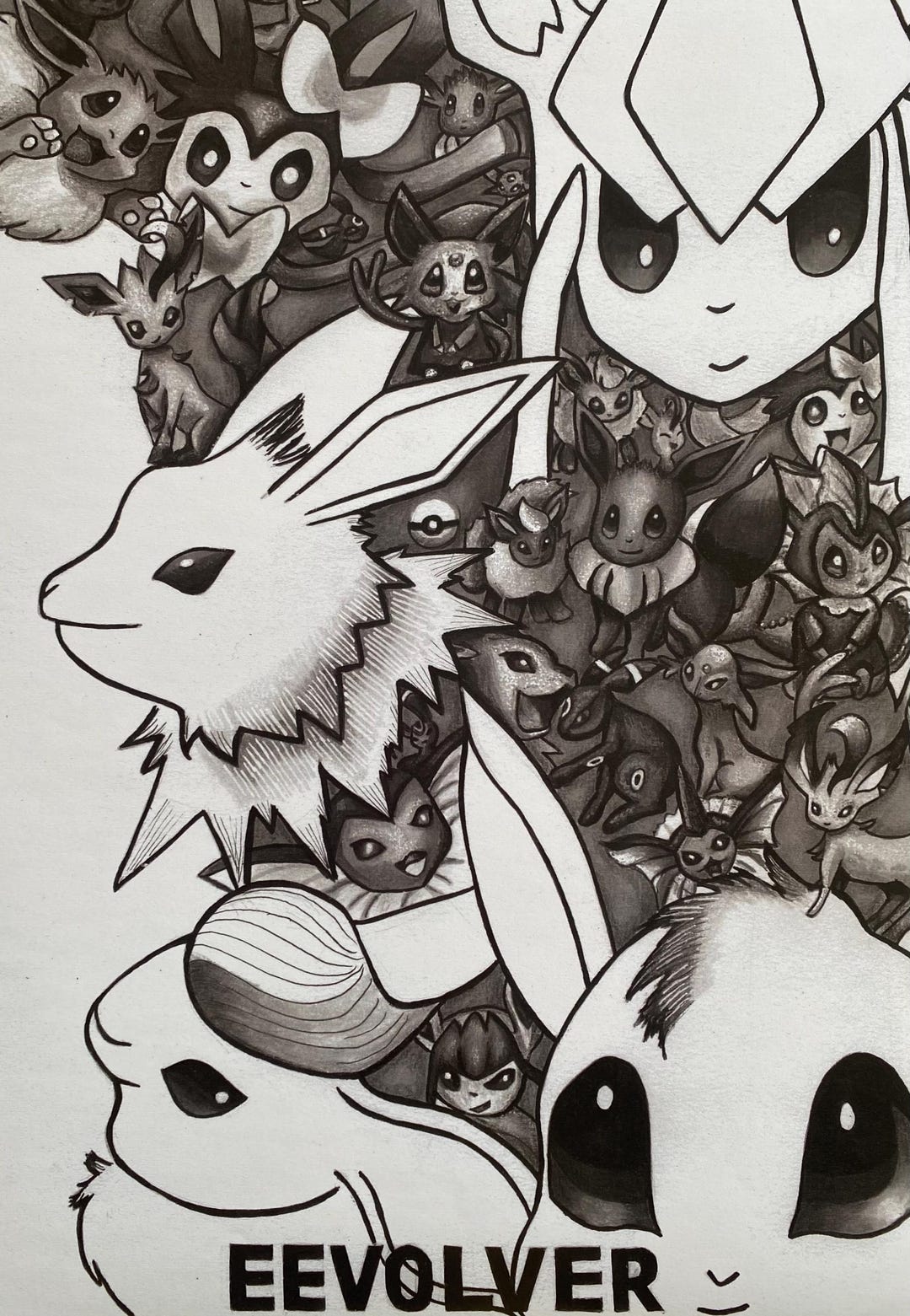 Revolver Album Cover - the Beatles - Pokémon - Hand Drawn Art Artwork ...