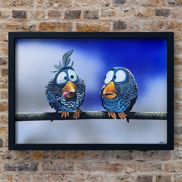 Birds Artwork - Etsy