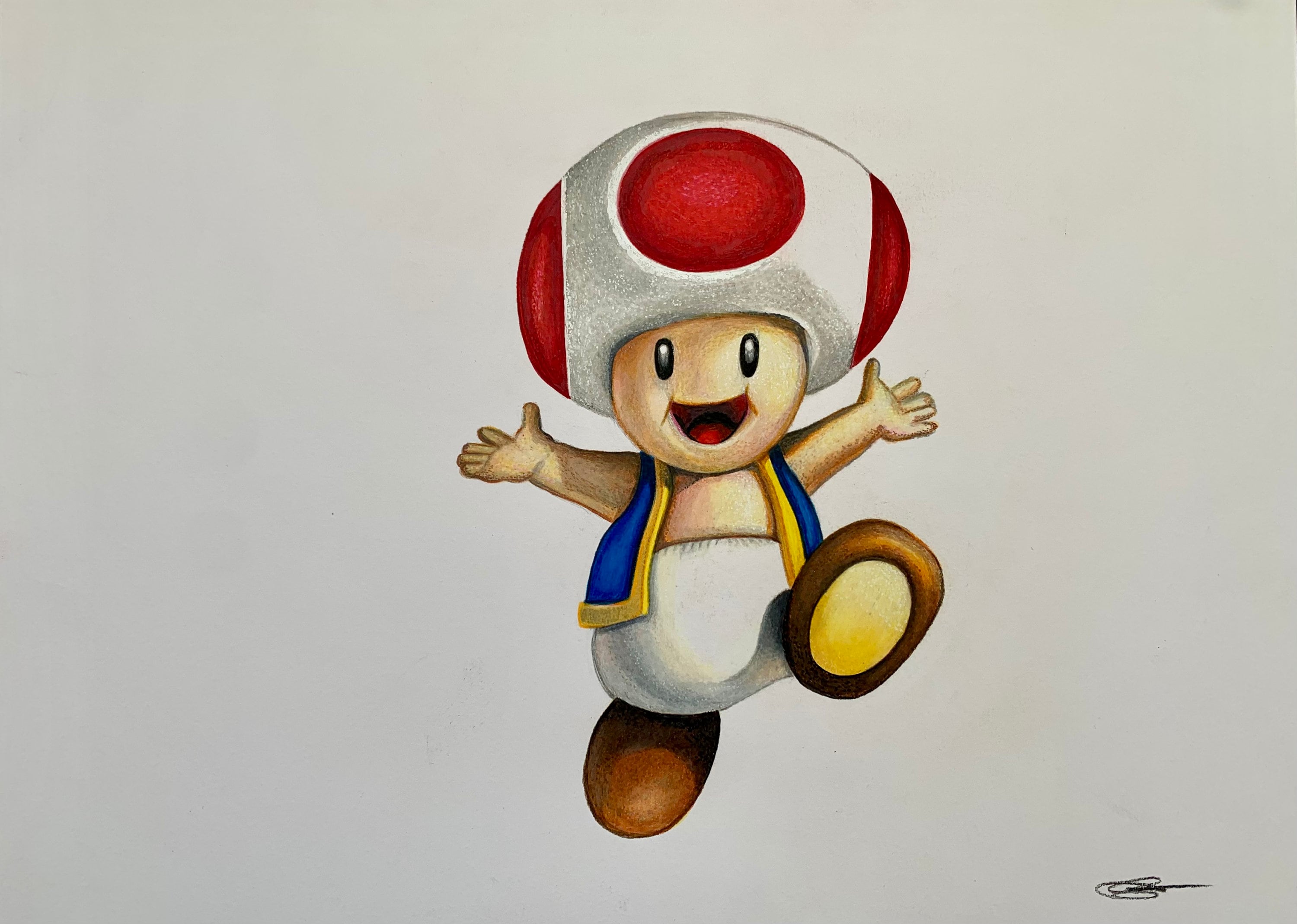 Mario Toad Drawings