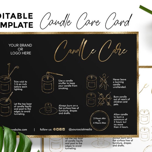 Line Sheet for Wholesale. Price List Template Editable Candle | Etsy
