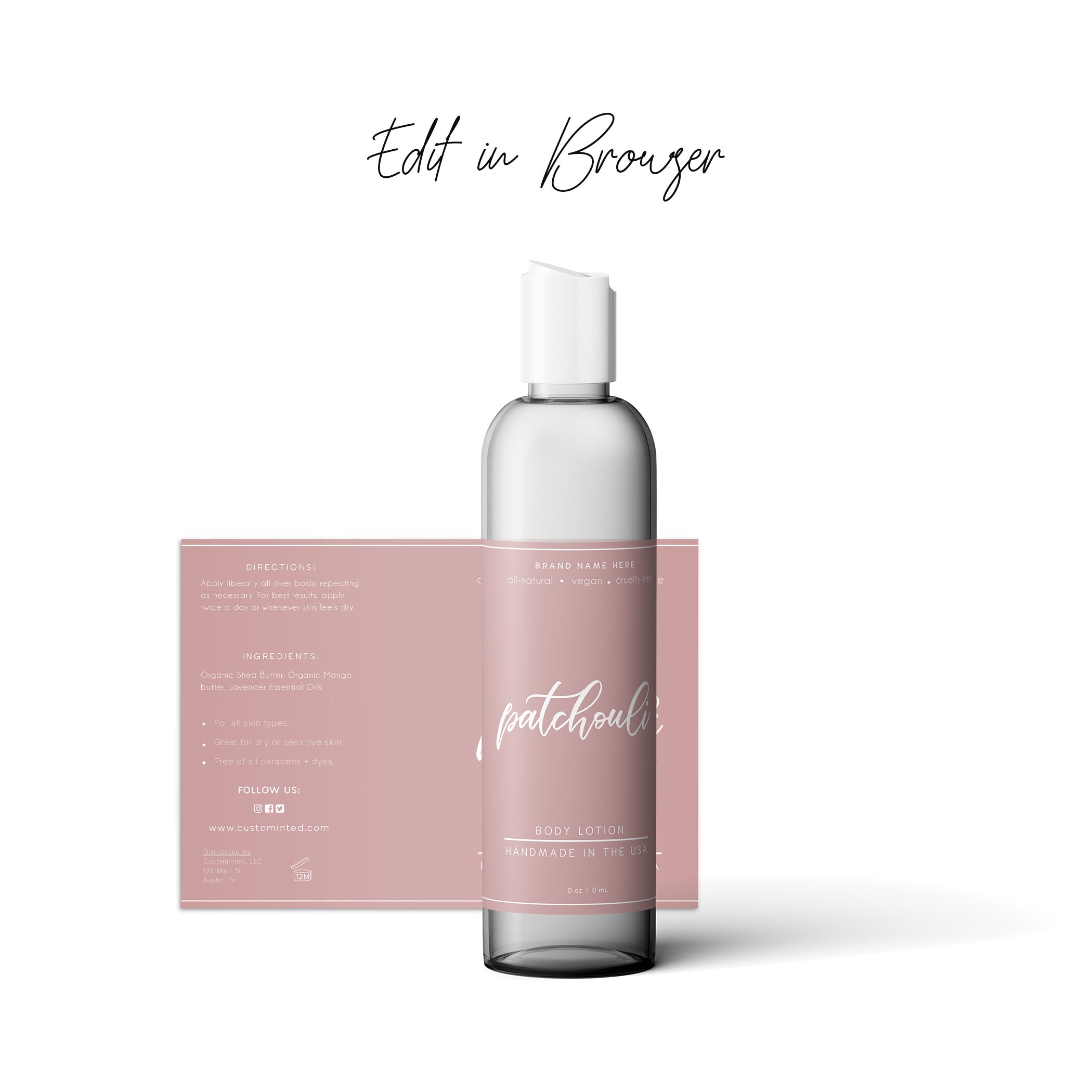 Editable Cosmo Round Labels in 3 Sizes Product Labels DIY | Etsy