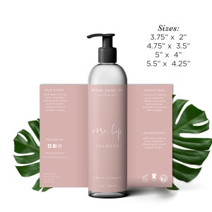 DIY Cosmo Round Label Templates Editable Product Labels Body - Etsy