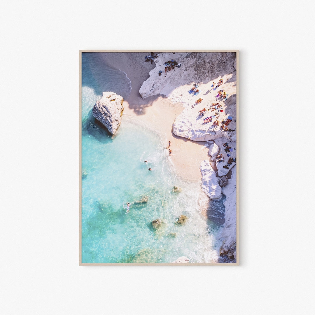 Coastal Italy Print, Italian Coastline Wall Art, Amalfi Coast Print ...