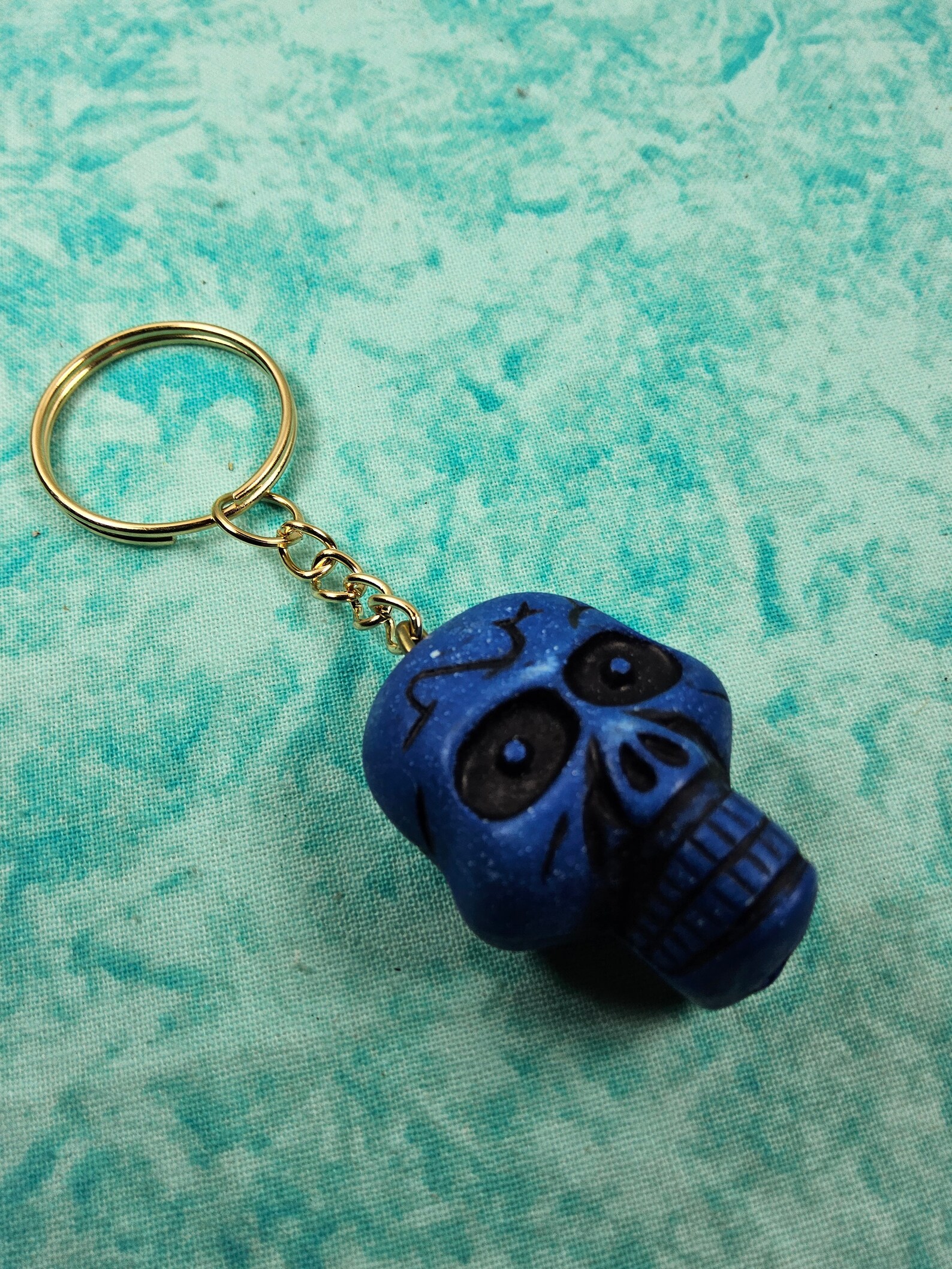 New 1 Skull Head Keychain Comes in Different Colors - Etsy