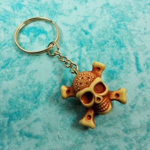 New 1 Skull Head Keychain Comes in Different Colors - Etsy